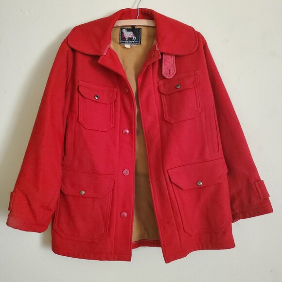 Woolrich | Jackets & Coats | Vintage 95s Woolrich Mackinaw Jacket Coat ...